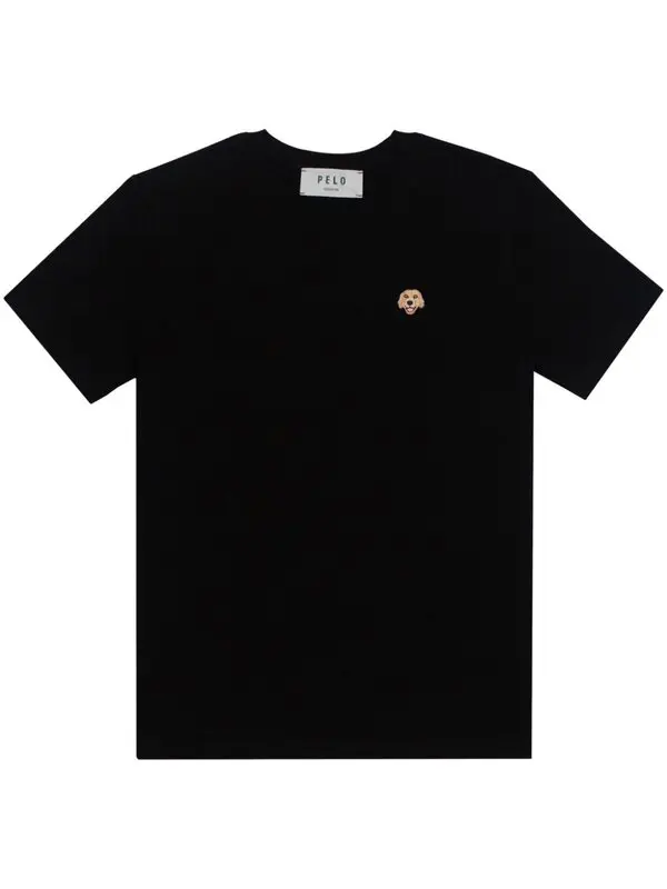 PELO FOUNDATION Labrador Patch T-shirt - Black