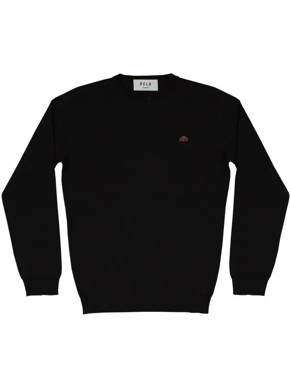 PELO FOUNDATION Dog-appliqué Jumper - Black