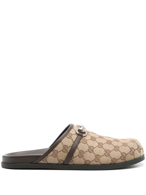 Gucci Horsebit Mules - Neutrals