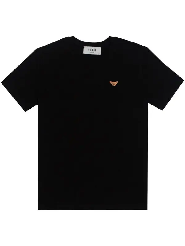 PELO FOUNDATION Chihuahua Patch T-shirt - Black