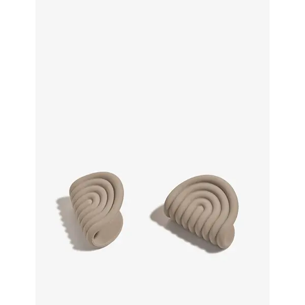 OUR PLACE Textured Curved-design Wrap-around Silicone Hot Grips - Steam