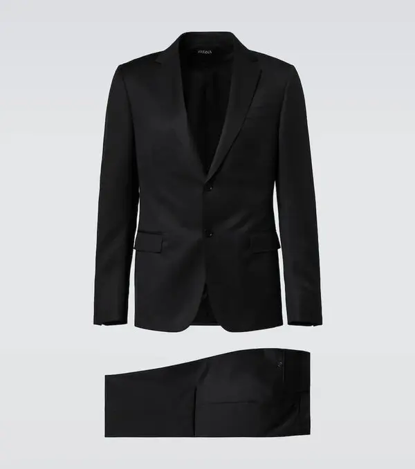 Zegna Wool And Mohair Suit
