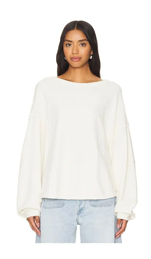 Free People X We The Free Total Eclipse Tee - Ivory