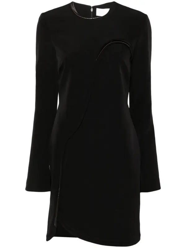 GENNY 3d Detailed Bodycon Mini Dress