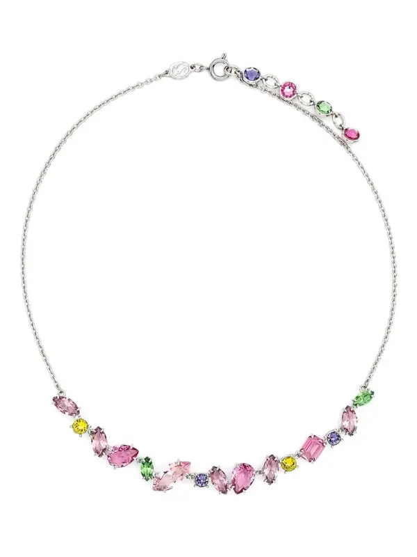 SWAROVSKI Gema Mixed-cuts Crystal Necklace - Silver
