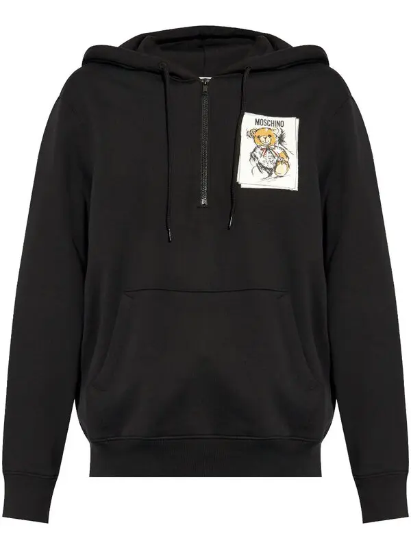 Moschino Logo-patch Hoodie