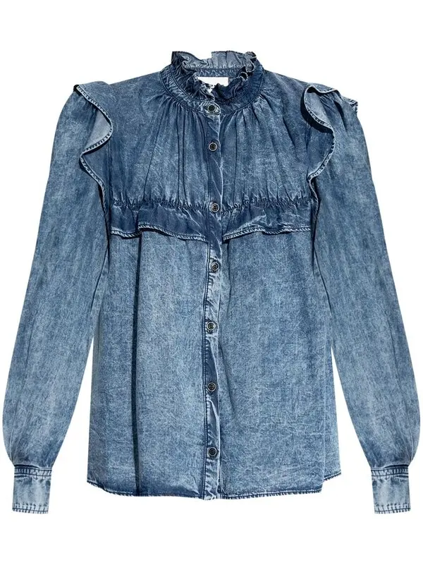 MARANT ETOILE Idety Denim Shirt - Blue