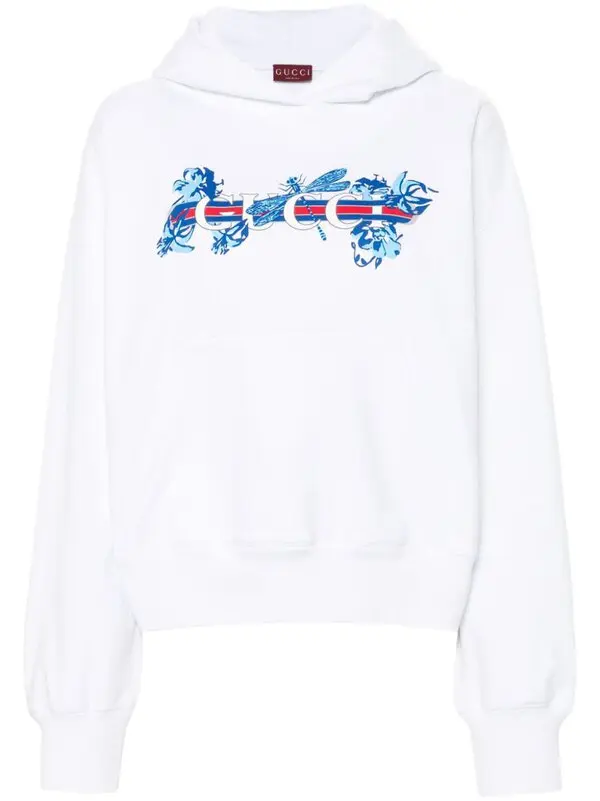 Gucci Logo-print Cotton Hoodie