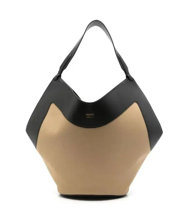 Khaite Medium Lotus Tote Bag - Black