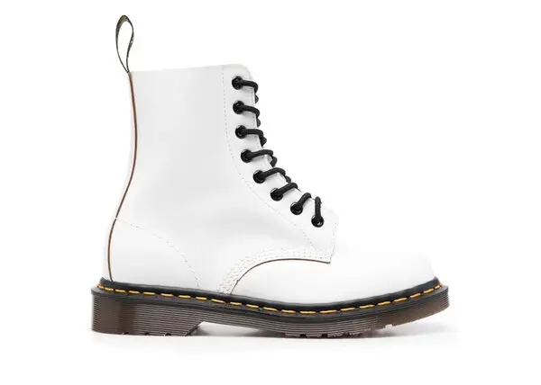 Dr. Martens 1460 Vintage Lace-up Boots - White/black