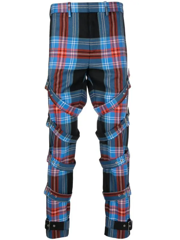 CHARLES JEFFREY LOVERBOY Checked Trousers