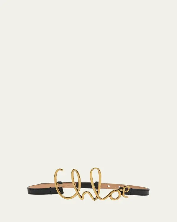 Chloé Signature Leather Belt