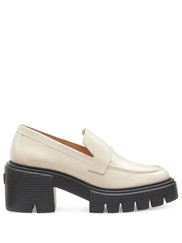 STUART WEITZMAN 60mm Soho Loafers - Neutrals
