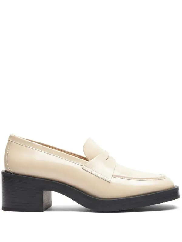 STUART WEITZMAN 40mm Kaia Loafers - Neutrals