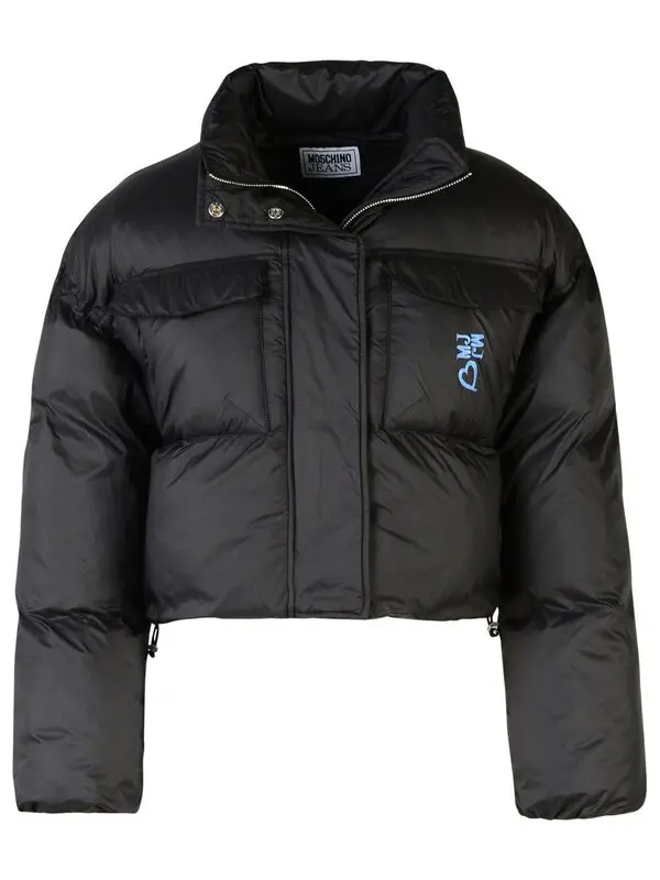 MOSCHINO JEANS Polyester Down Cropped Jacket