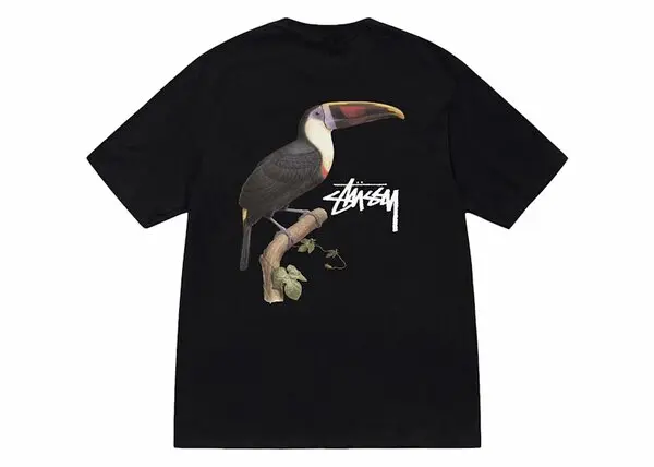 StÜssy Toucan Tee Shirt - Black