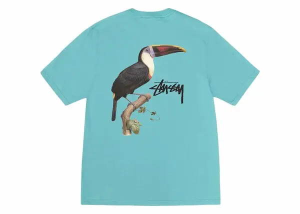 StÜssy Toucan Tee Shirt - Ocean