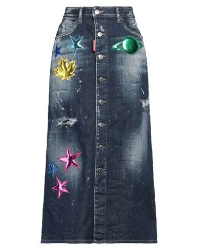 Dsquared2 Denim Flared Skirt