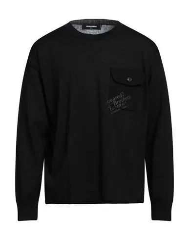 Dsquared2 Lightweight Knit Virgin Wool Sweater - Black