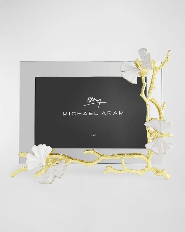 Michael Aram Butterfly Ginkgo Frame, 4" X 6