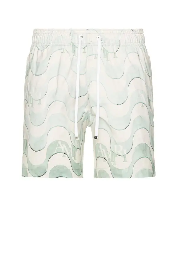 Amiri Staggered Swim Trunk