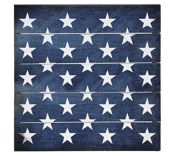SINCERE SURROUNDINGS 8' Denim Stars Pallet Peti Te