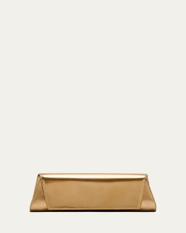 Akris Anouk Small Clutch Bag - Antique Gold