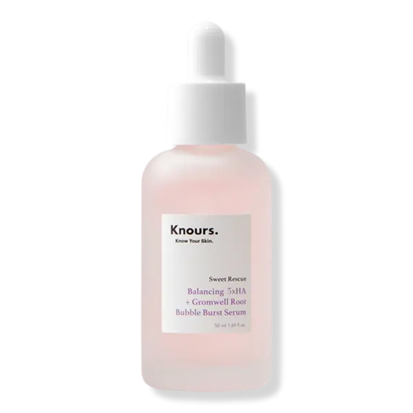 KNOURS. Balancing 5xha + Gromwell Root Bubble Burst Serum