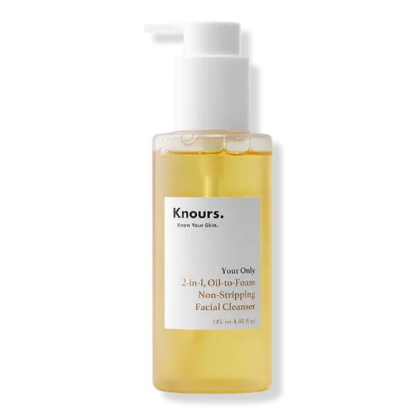 KNOURS. 2-in-1 Oil-to-foam Non-stripping Facial Cleanser