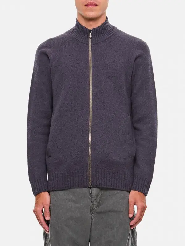 DRUMOHR Zip Up Cardigan - Grey