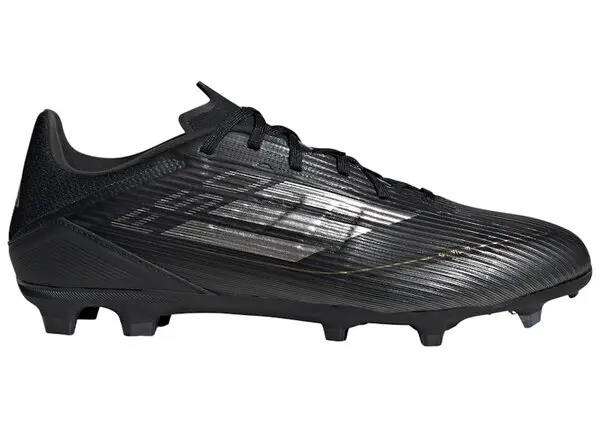 Adidas F50 League Ground Athletic Shoe - Core Black/iron Metallic/gold Metallic