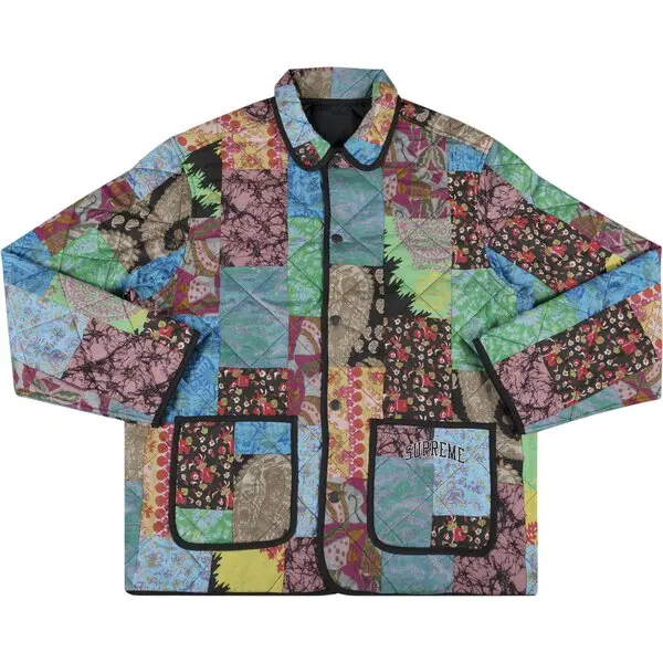 Supreme Reversible Patchwork Quilted Jacket
