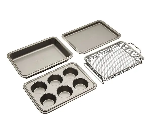 ANOLON Advanced Bakeware Nonstick Toaster Oven Ans, 4pc
