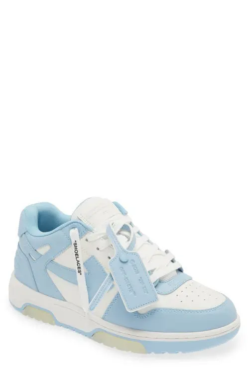 Off-White Out Of Office Low Top Sneaker - White/light Blue