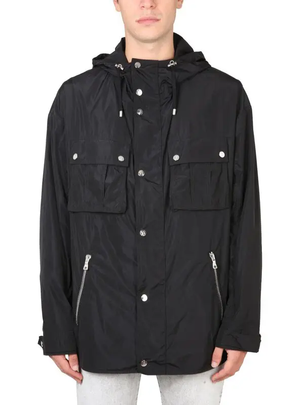 Balmain Giacca Con Cappuccio