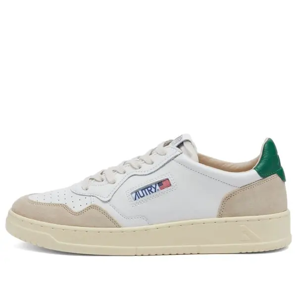 AUTRY 01 Low Leather And Suede Sneakers
