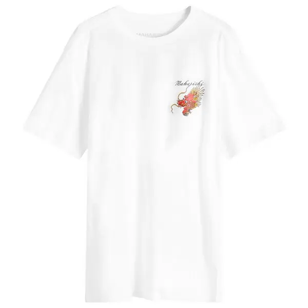 MAHARISHI Dragon Map T-shirt - White