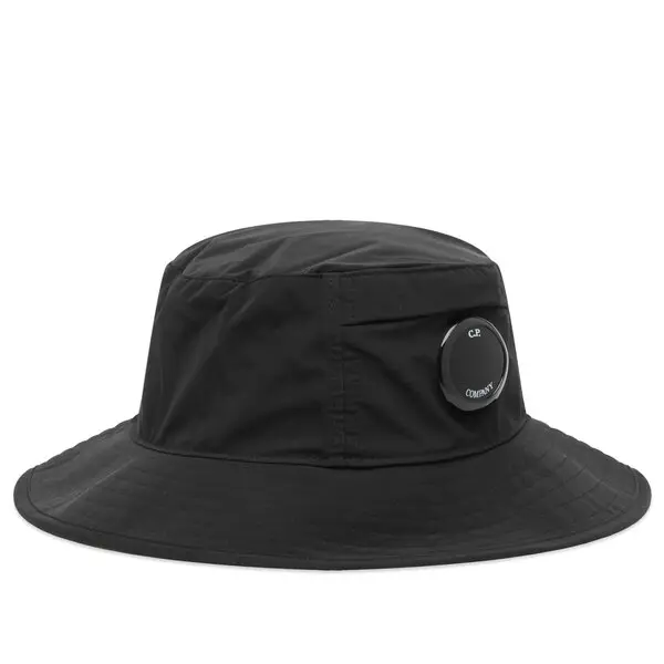 C.P. Company Chrome-R Bucket Hat In Black - 45% Off | Editorialist