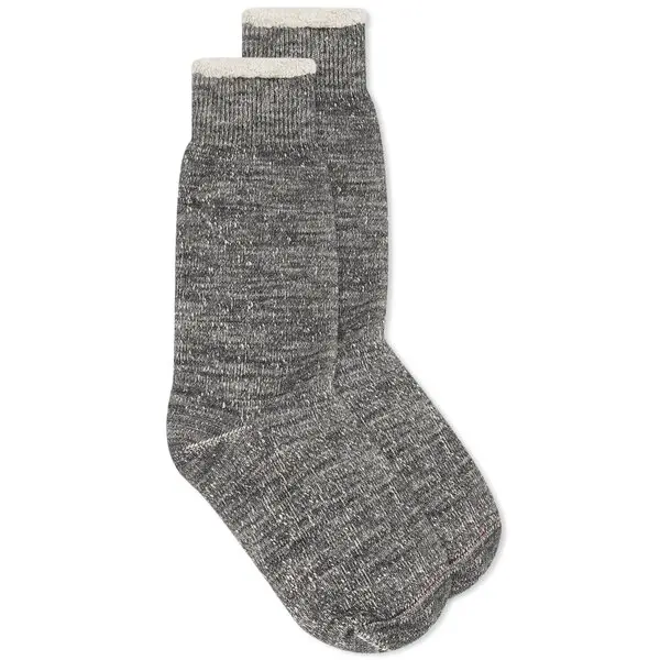 ROTOTO Double Face Socks - Charcoal