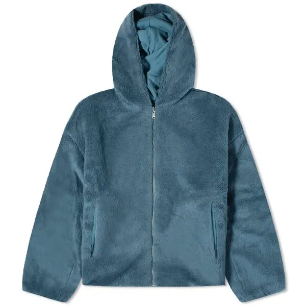 PANGAIA Recycled Wool Fleece Reversible Bomber Jacket