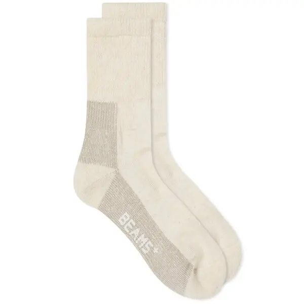 BEAMS Outdoor Socks - Off White