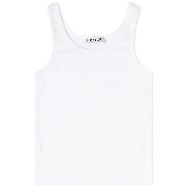 CDLP Rib Tank Top - White