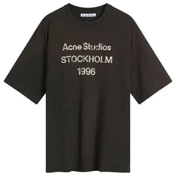Acne Studios Exford 1996 T-shirt - Faded Black