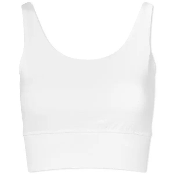 CDLP Cropped Tank Top - White