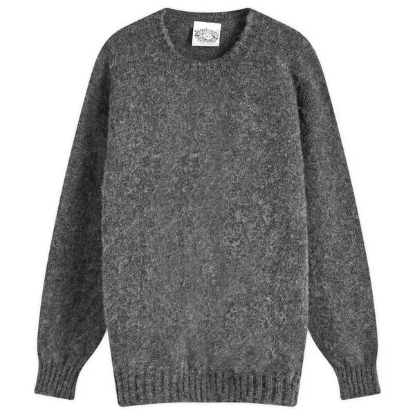 JAMIESON'S OF SHETLAND Brushed Crew Knit