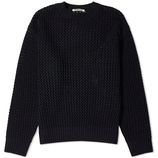 Auralee Mesh Knit Jumper