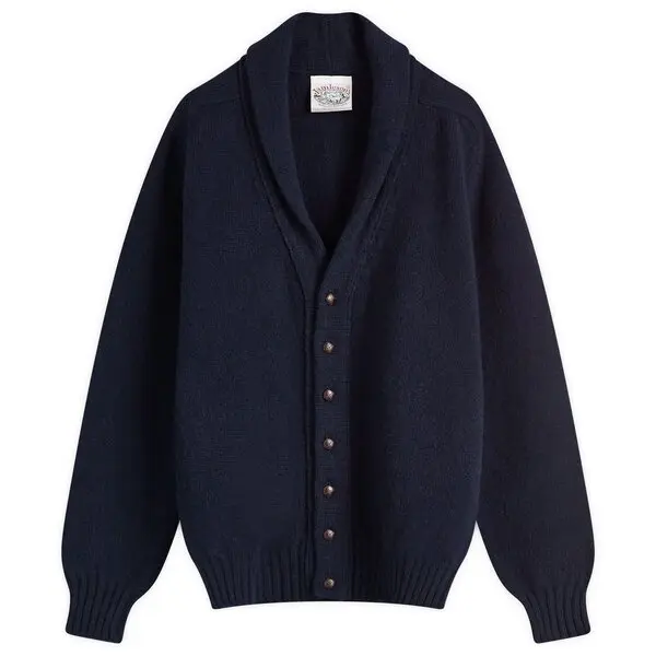 JAMIESON'S OF SHETLAND Elbow Patch Cardigan