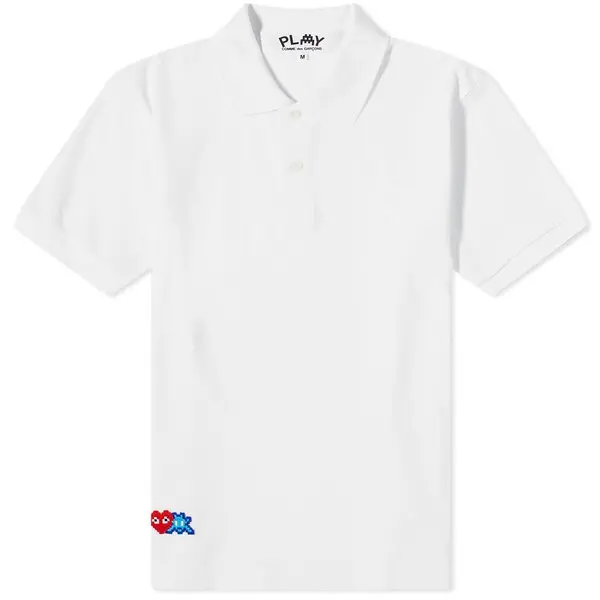 Play Comme Des Garcon Invader Polo Shirt