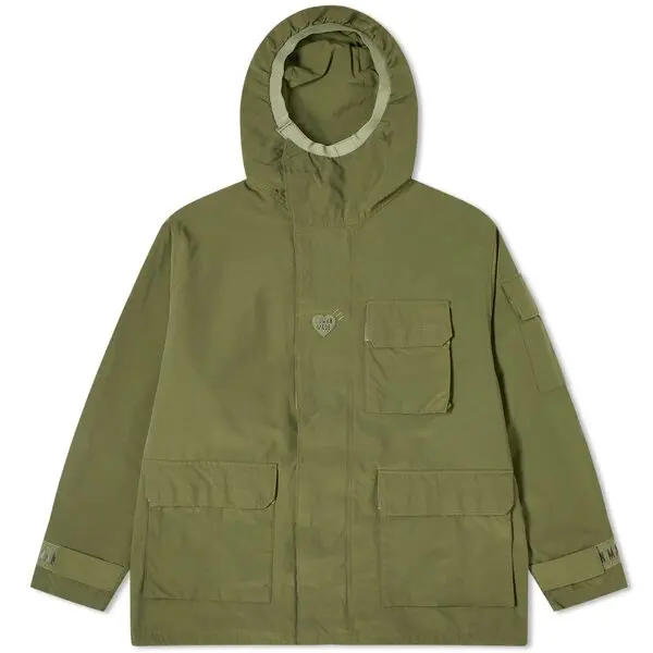 Human Made Moutain Parka Jacket In Olive Drab - 50% Off | Editorialist