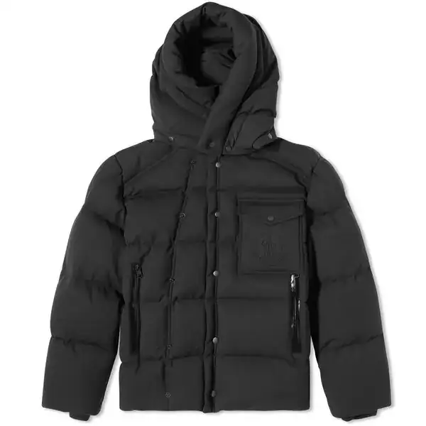 Moncler Karakorum Down Filled Nylon Jacket Black Editorialist